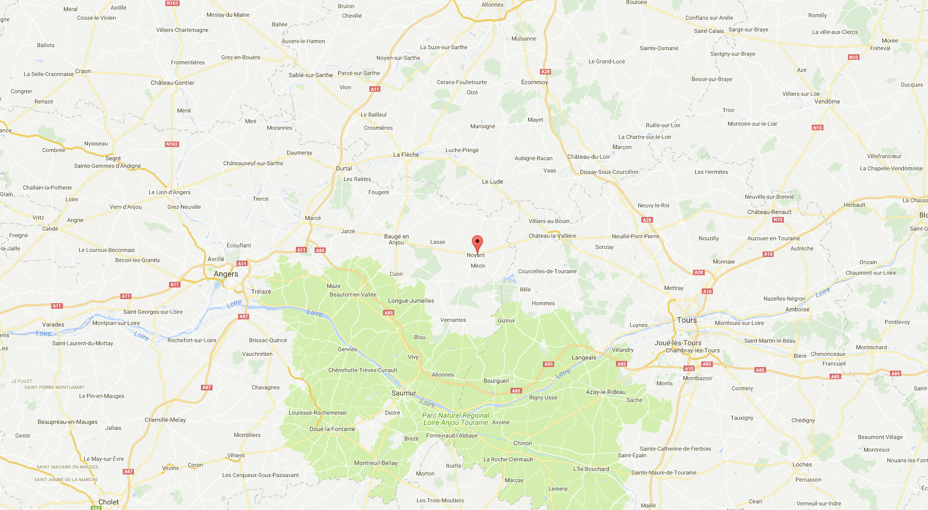 Plan interactif - Noyant-Villages